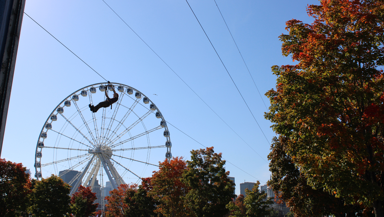 Volez au-dessus du Vieux-Port cet automne avec Tyrolienne MTL Zipline ...